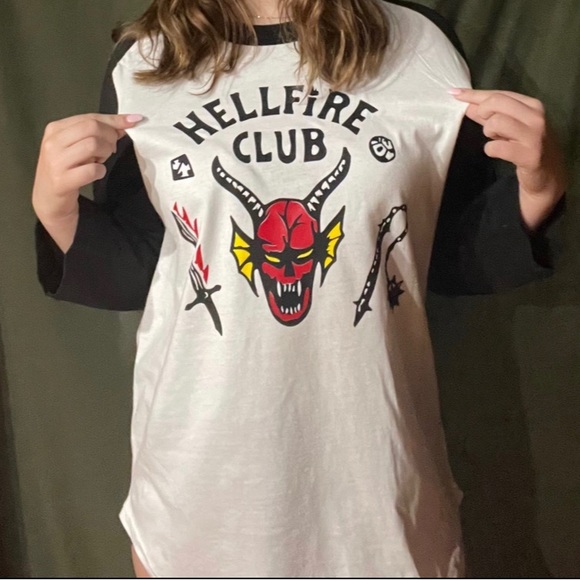 Shirts | Stranger Things Hellfire Club Shirt | Poshmark